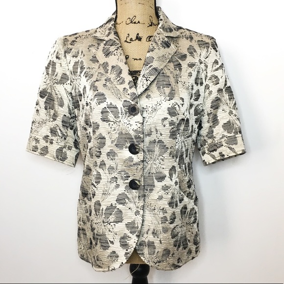 Lafayette 148 New York | Jackets & Coats | Lafayette 48 Floral Metallic ...
